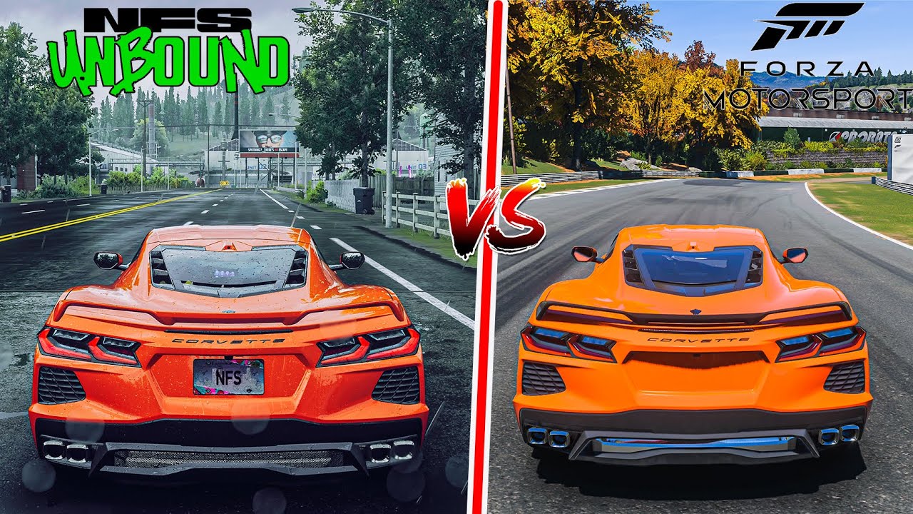 FORZA MOTORSPORT 8 VS NFS UNBOUND GRAPHICS COMPARSION PS5 VS ...