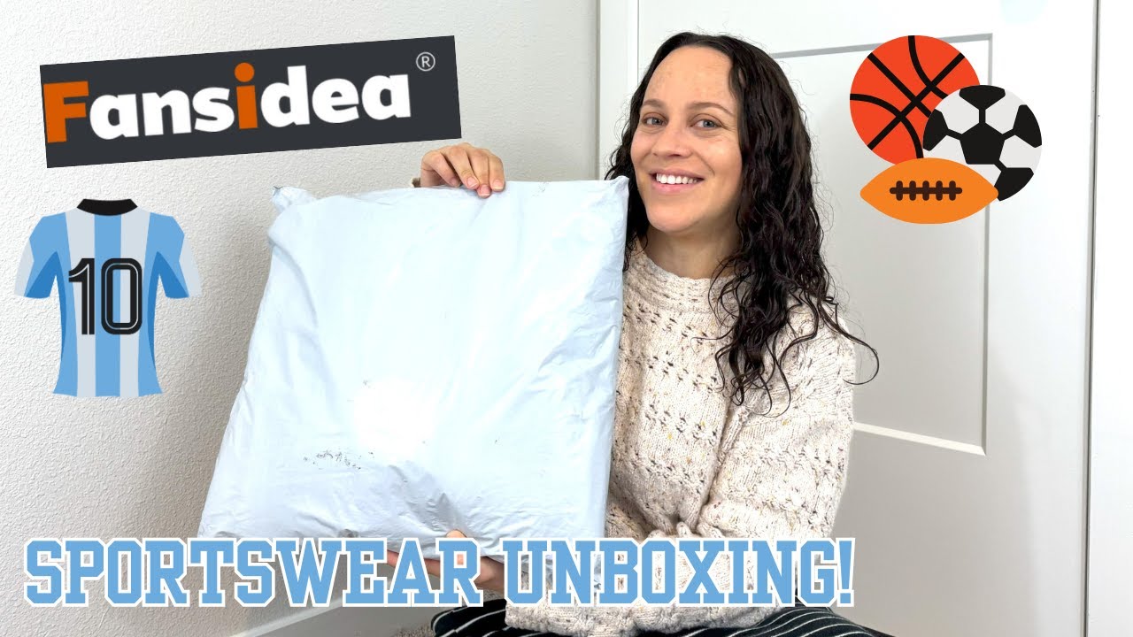 Fansidea UNBOXING- CUSTOM and PERSONALIZED Sportswear - YouTube
