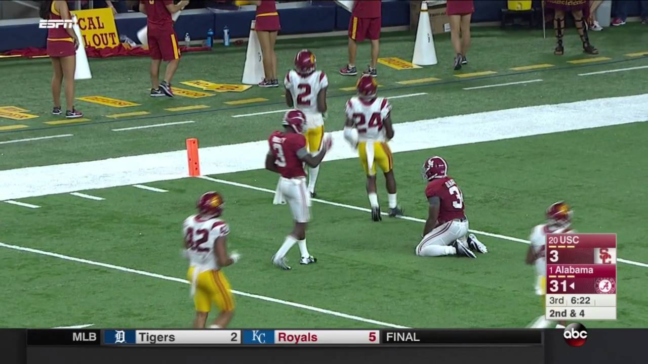 Damien Harris - Alabama vs USC, 2016 - YouTube