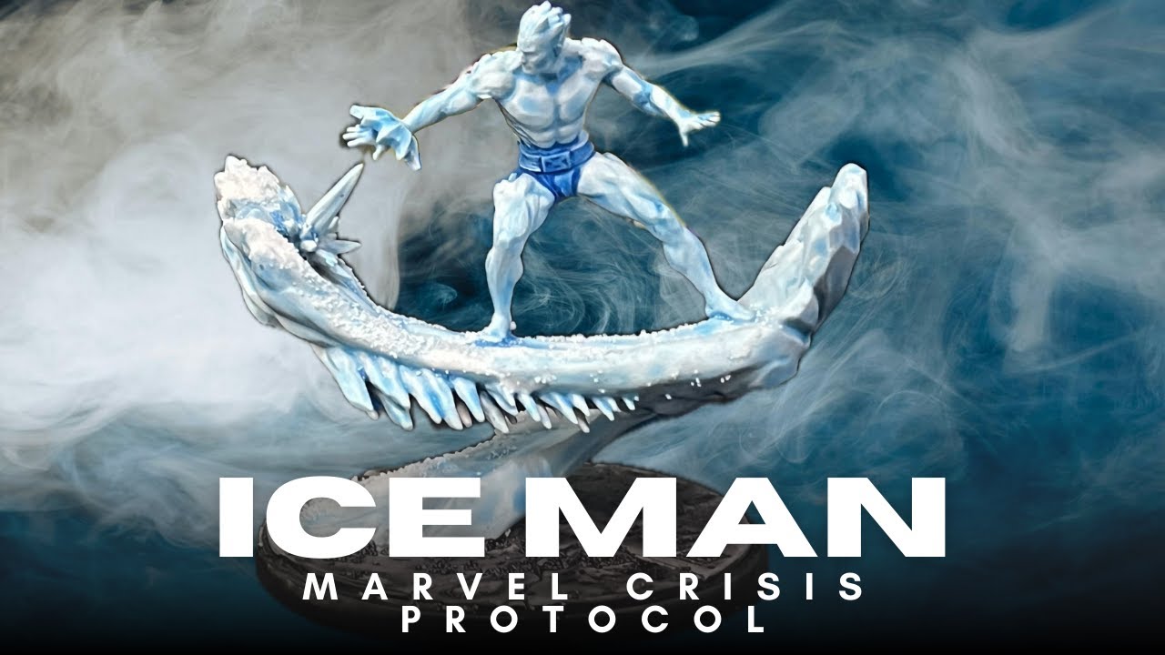 How to Speed Paint Iceman | Marvel Crisis Protocol Miniature in Minutes ...