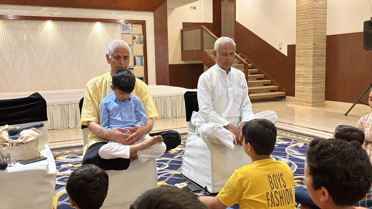Part 2 Children Anapana meditation & motivational session by Dr Subhash Sethi on 17/4/22 # ...