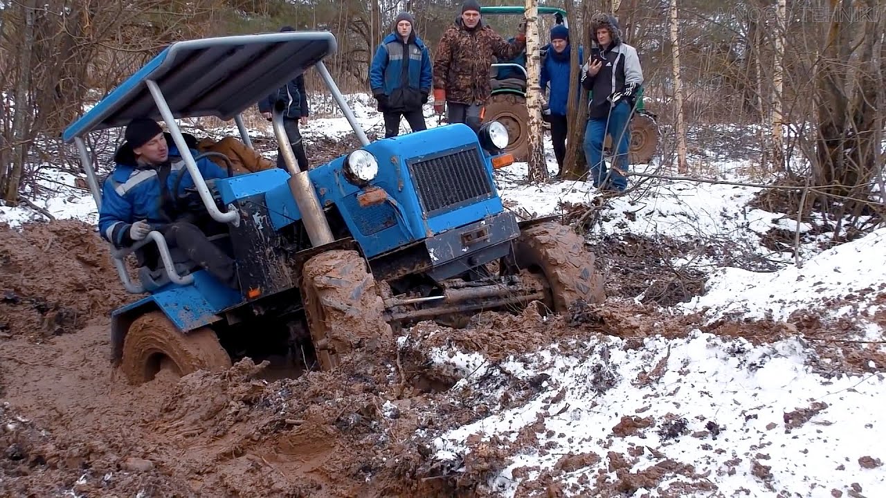 Nobody expected this!!! All wheel drive mini tractors in harsh off road ...