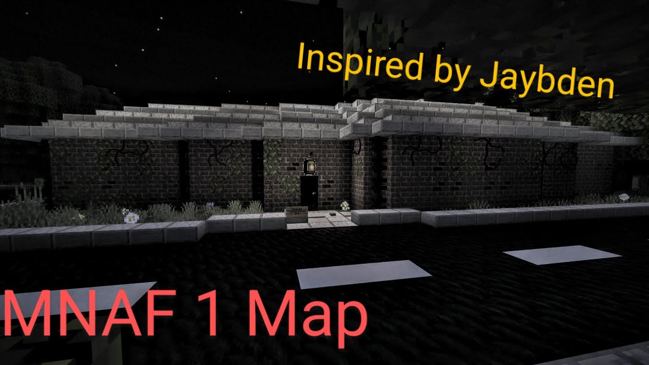 MNAF 1 Map Inspired Bedrock Download - YouTube