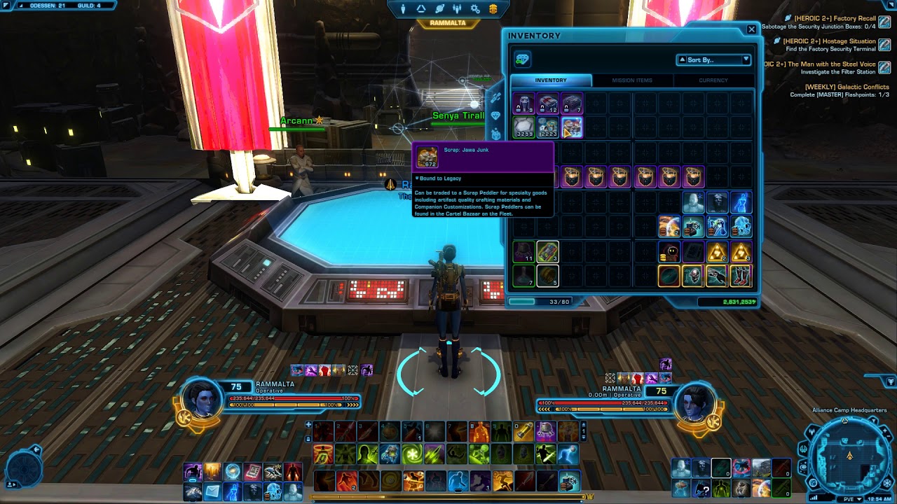 SWTOR (Star Wars Knight Of the Old Republic) How To Make Credits Fast ...