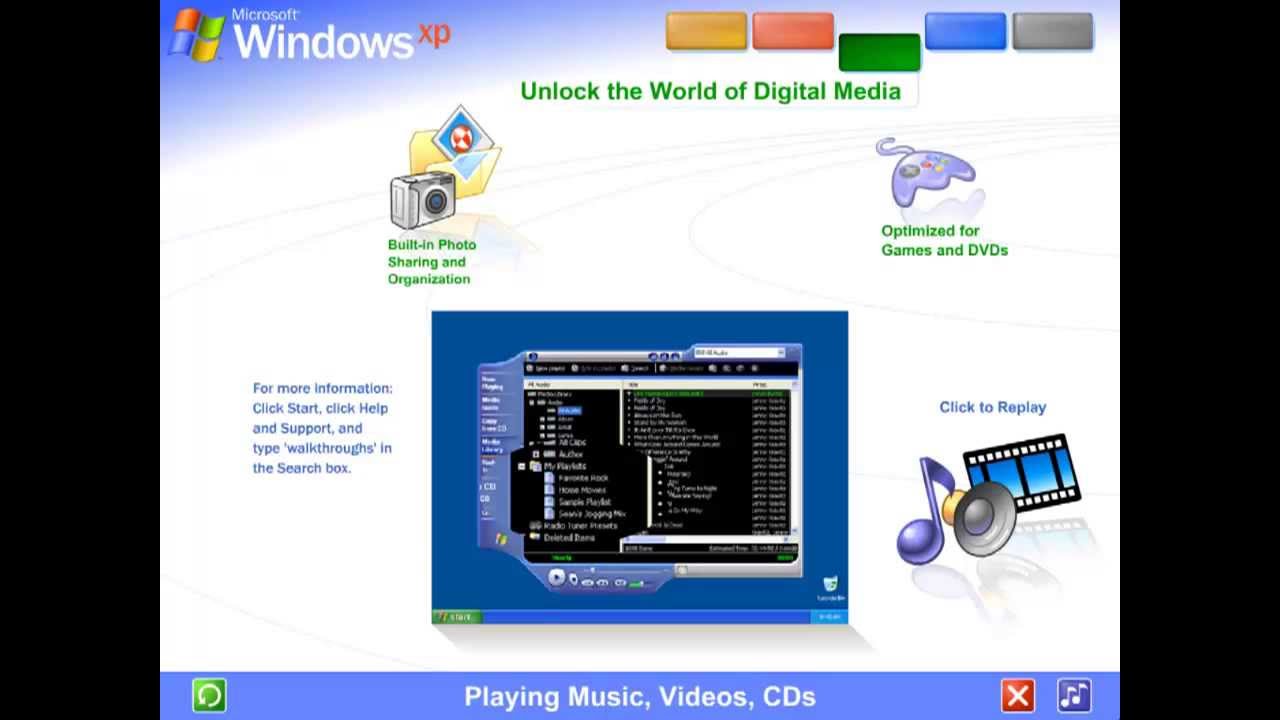 Windows XP Tour [Part 1] - YouTube