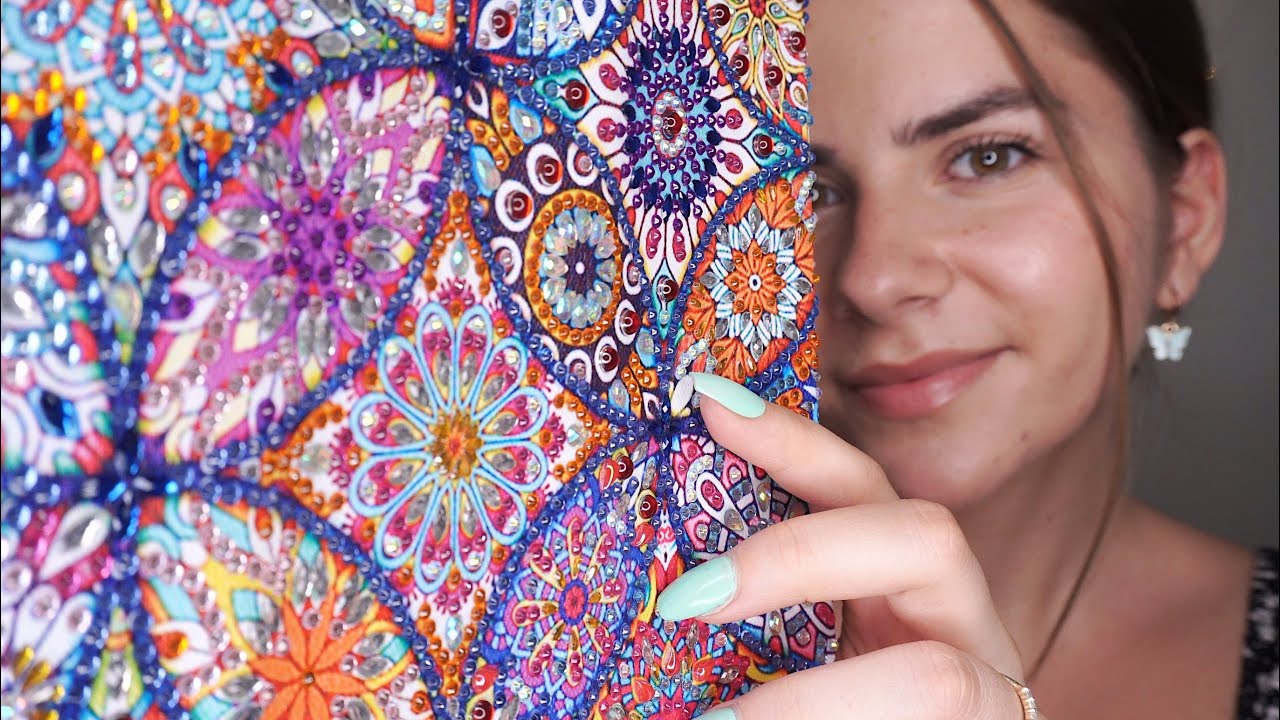 ASMR Diamond Painting mit Entspannenden KNISTERGERÄUSCHEN | Dori ASMR ...