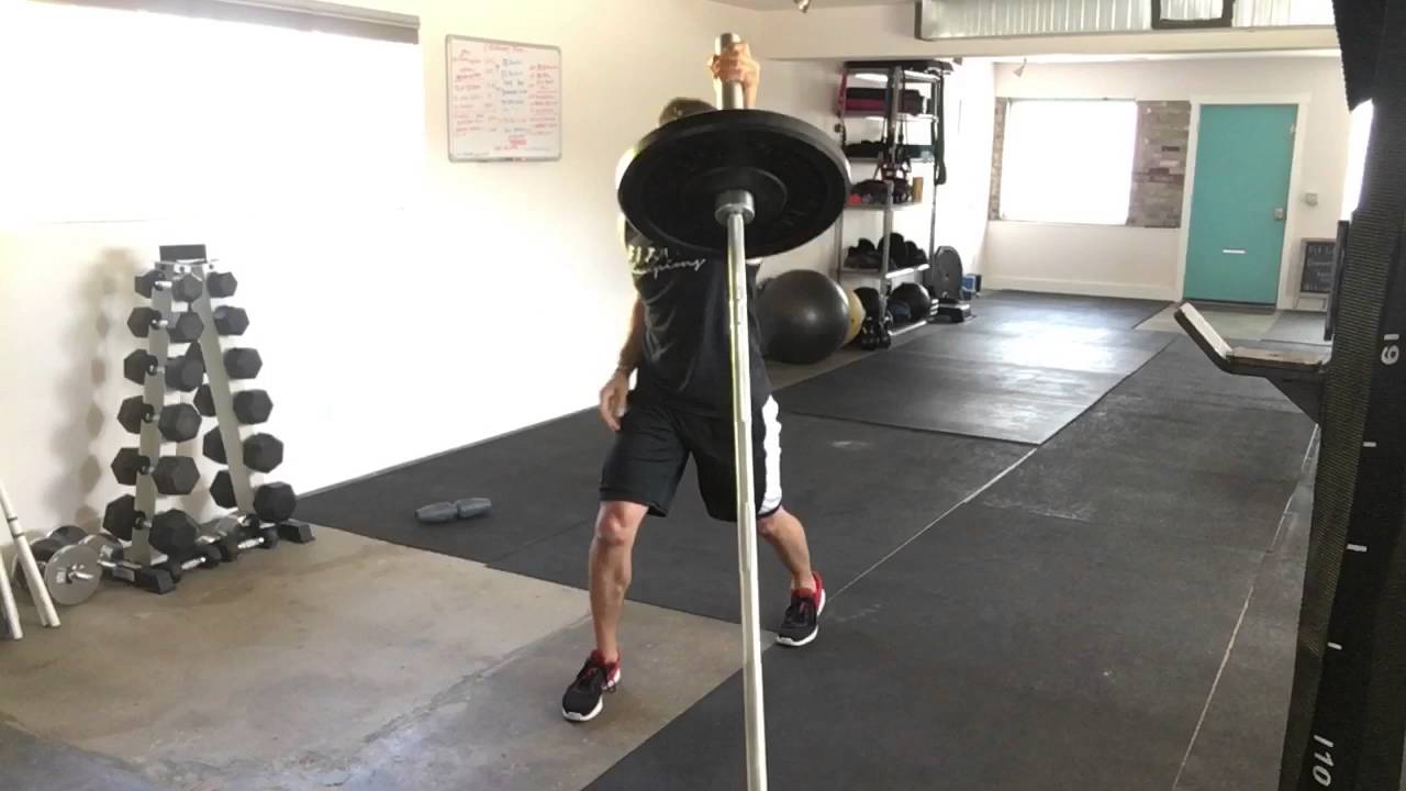 Landmine Single Arm Row with Rotation to Single Arm Press - YouTube
