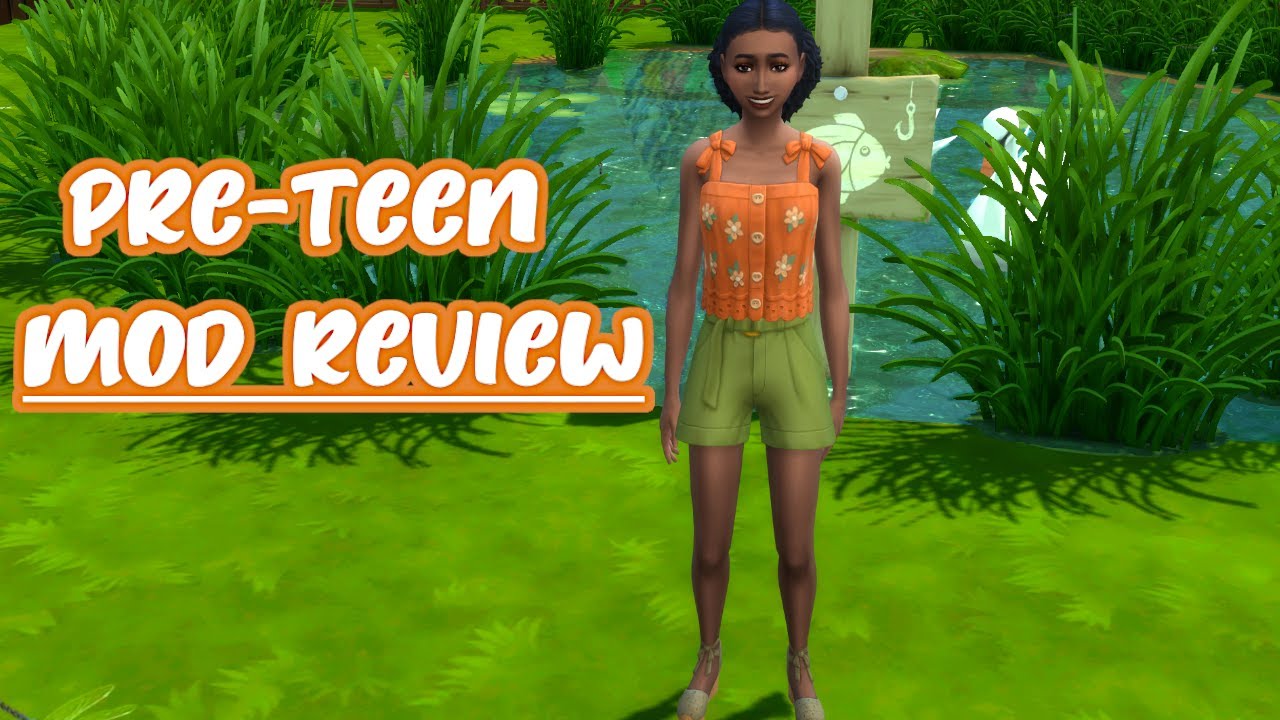 The Sims 4 Pre-Teen Mod Review - YouTube