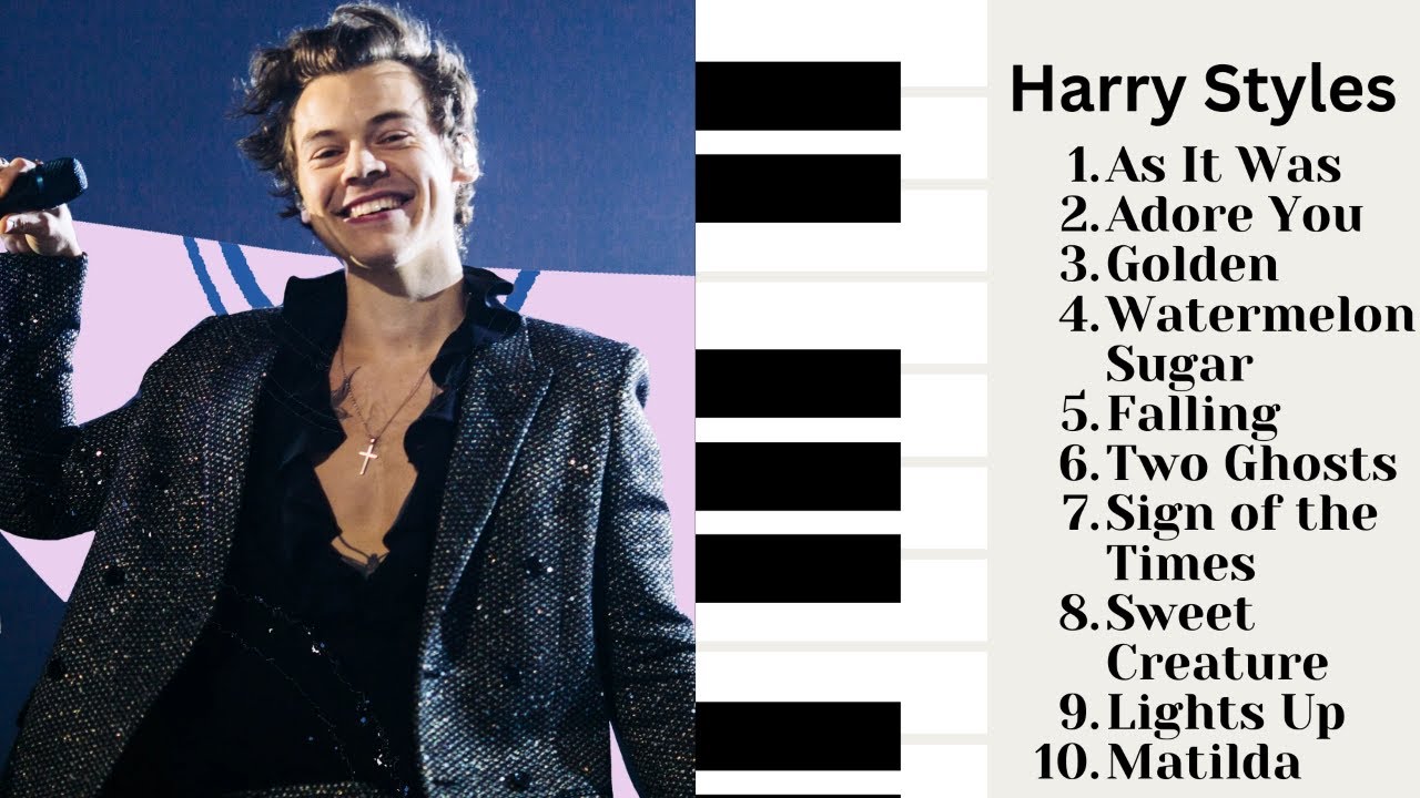 Harry Styles Greatest Hits (Piano Covers) Playlist || Instrumental ...