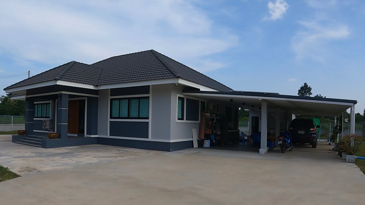 Thailand House Build Complete Walk Around & Final Costs - YouTube