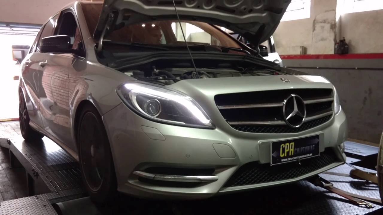 Mercedes B200 1.6 Turbo by CPA Chiptuning - YouTube