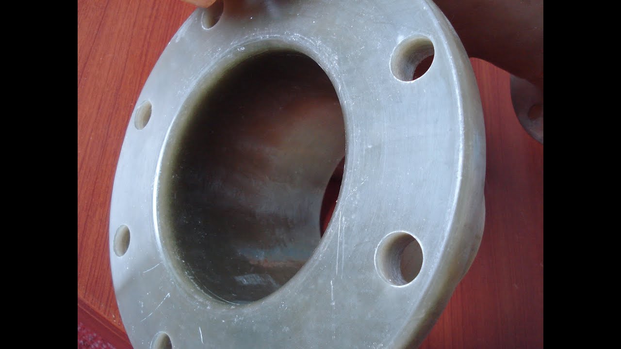 FRP flanges, Hand Laminated pieces - YouTube
