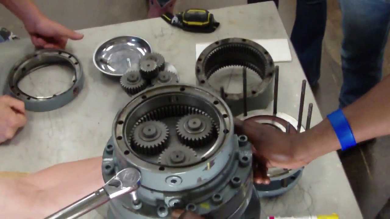 Wind Turbine Yaw motor assembly - YouTube