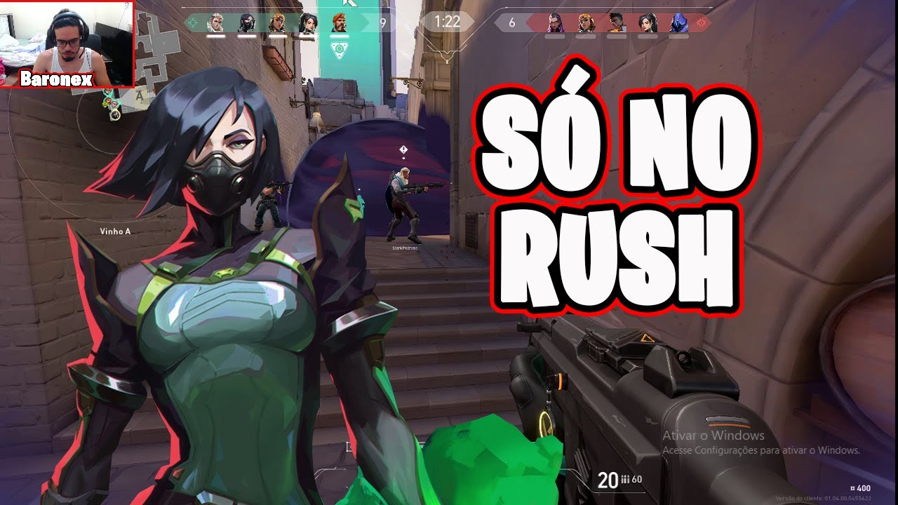 VALORANT / MEU NEGÓCIO É RUSHAR / BARONEX GAMEPLAY - YouTube