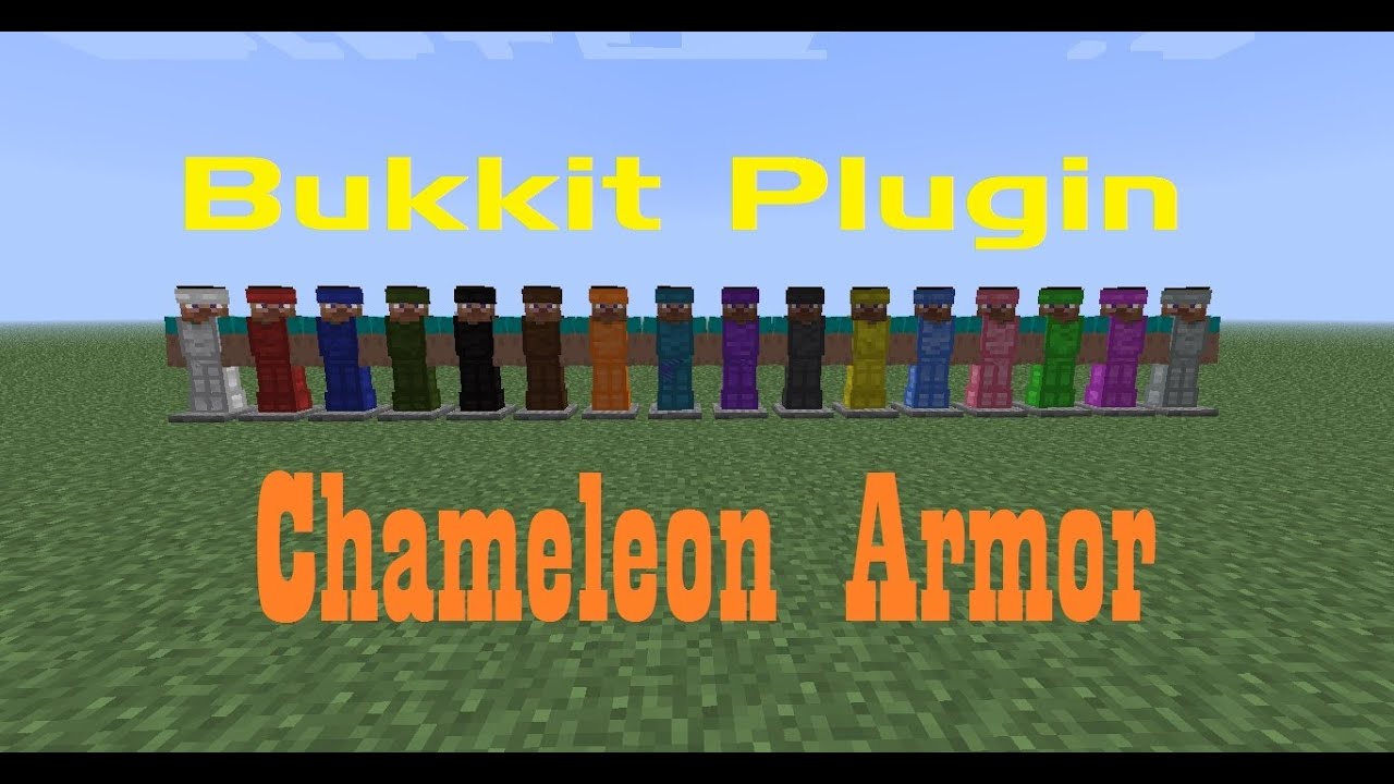 Minecraft Bukkit Plugin Review: Chameleon Armor - YouTube