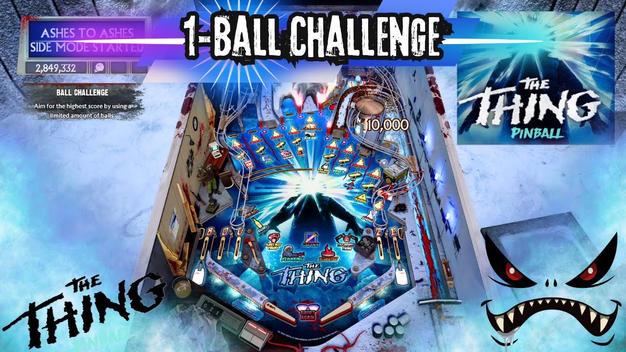 TOURNAMENT : Pinball M - The Thing | 1-Ball Challenge - YouTube