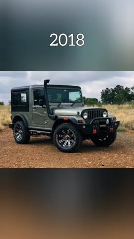 Evolution of mahindra THAR|| - YouTube