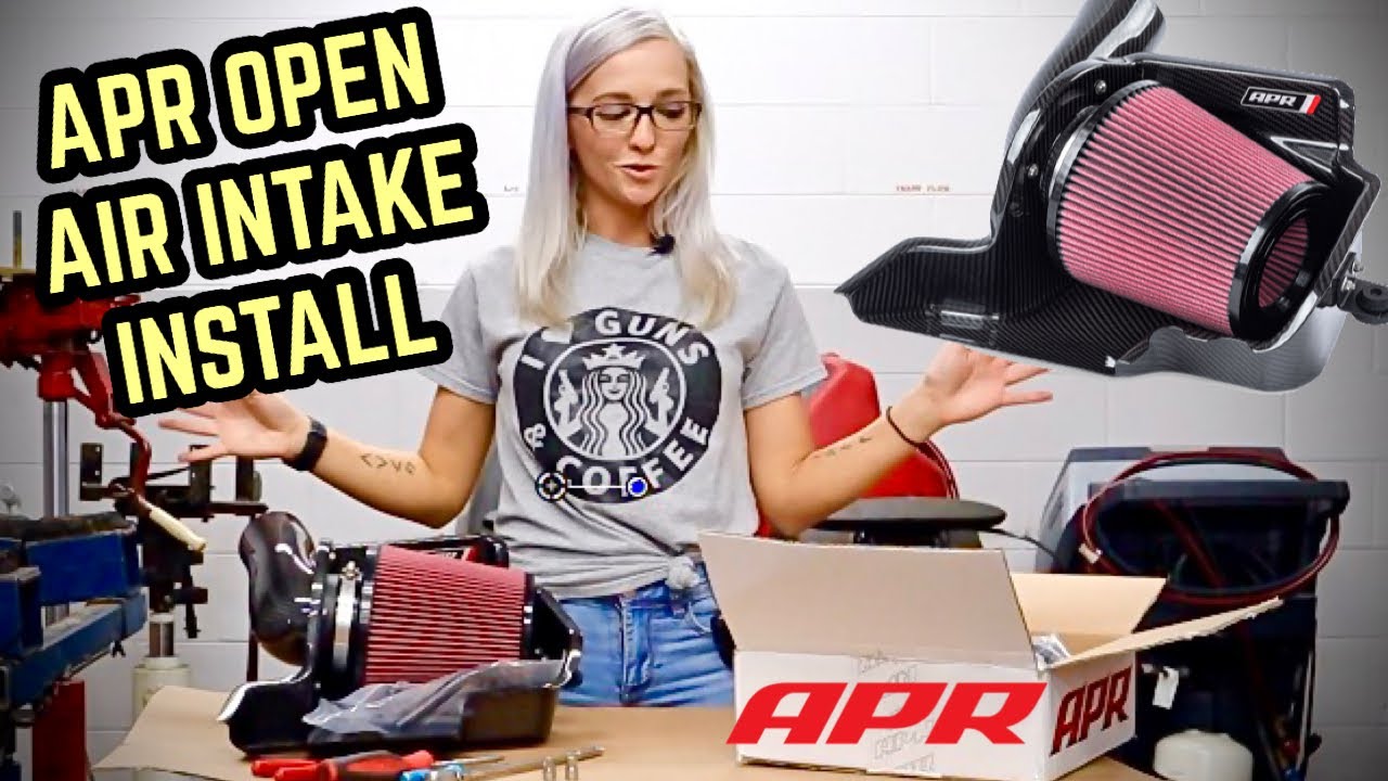 INSTALLING THE APR OPEN AIR INTAKE ON MY GOLF R - YouTube