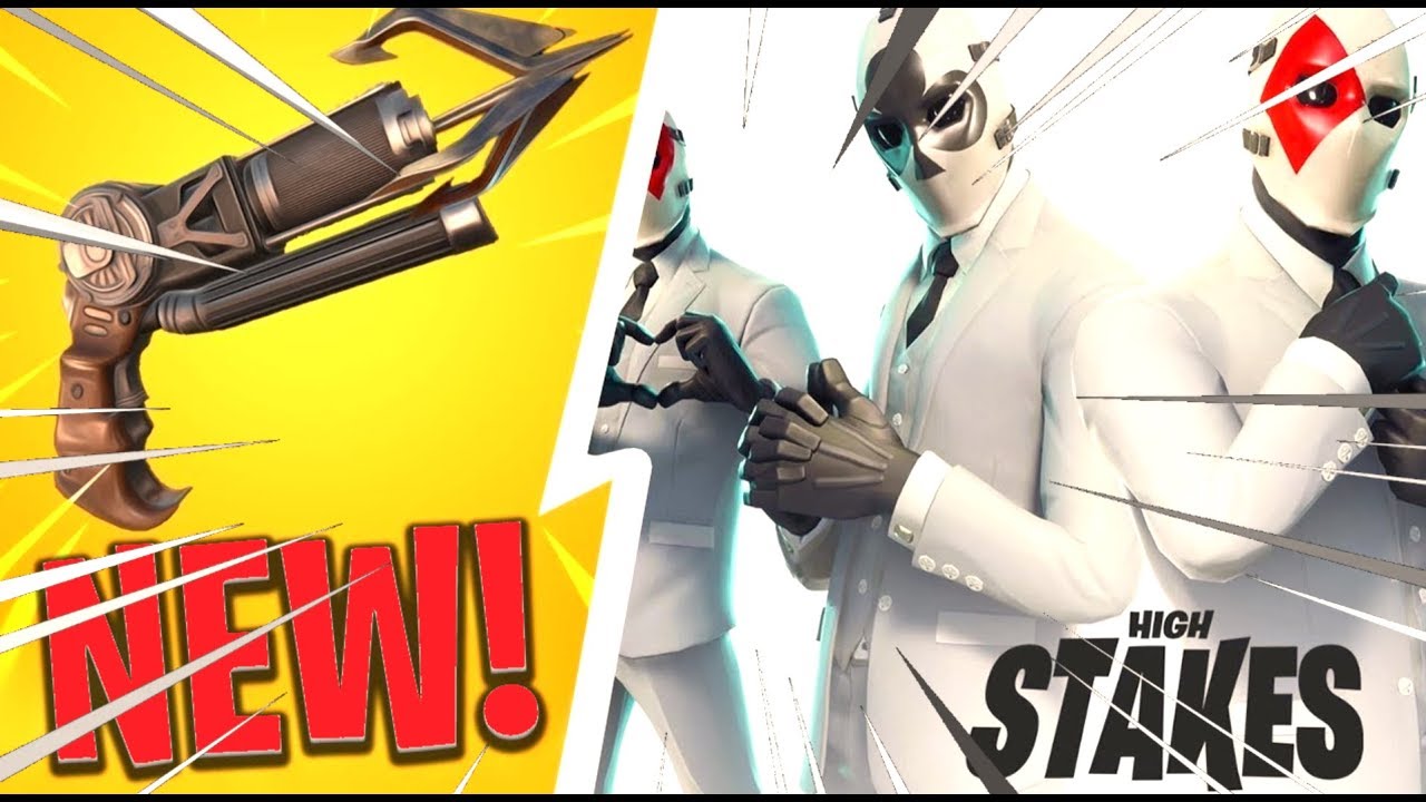 *NEW* GAMEPLAY OF GRAPPLER WEAPON AND WILD CARD SKIN - TRAILER FORTNITE ...