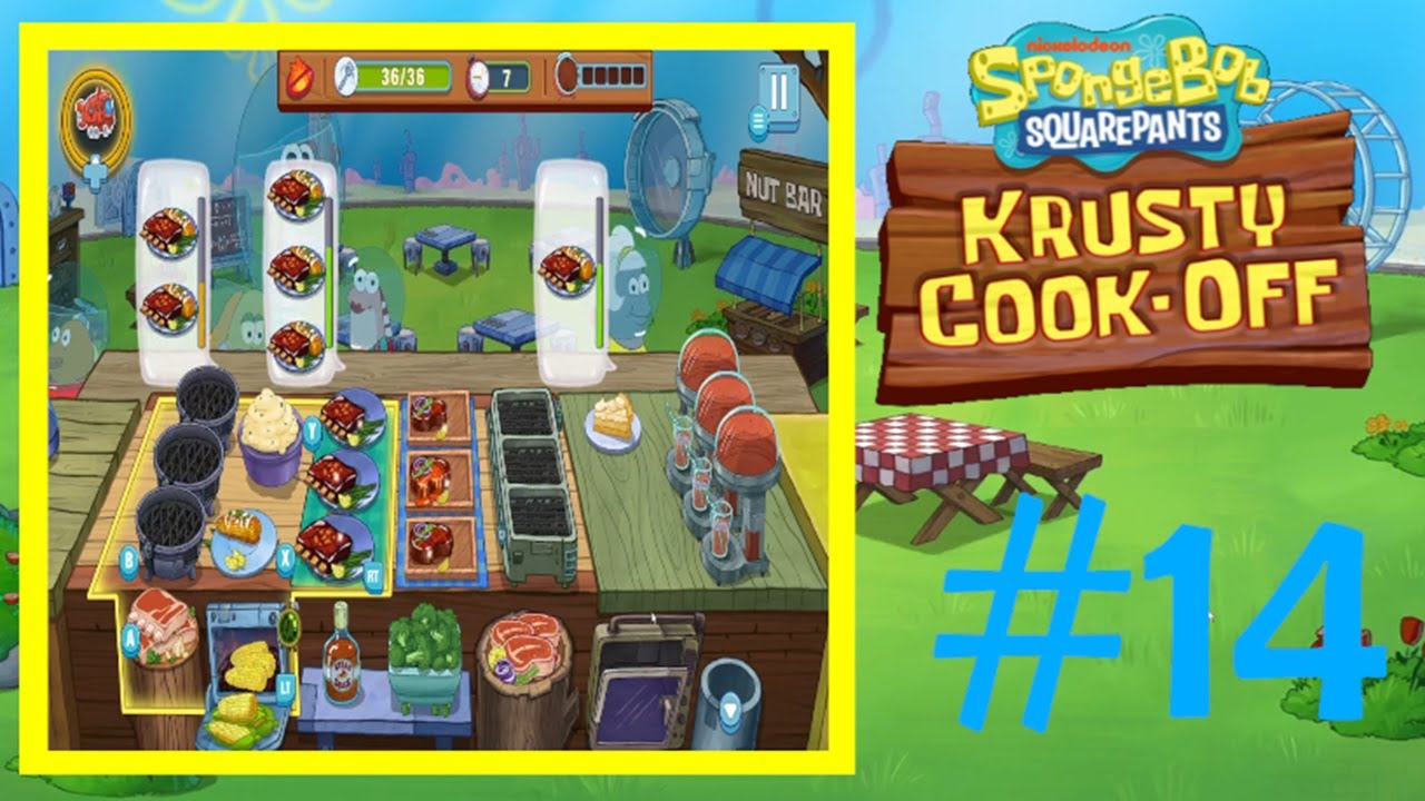 Spongebob Krusty Cook Off part 14 - YouTube