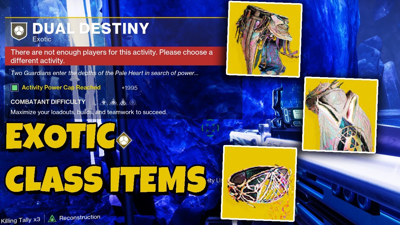 How to Get Exotic Class Items! Dual Destiny Mission FULL Guide ...