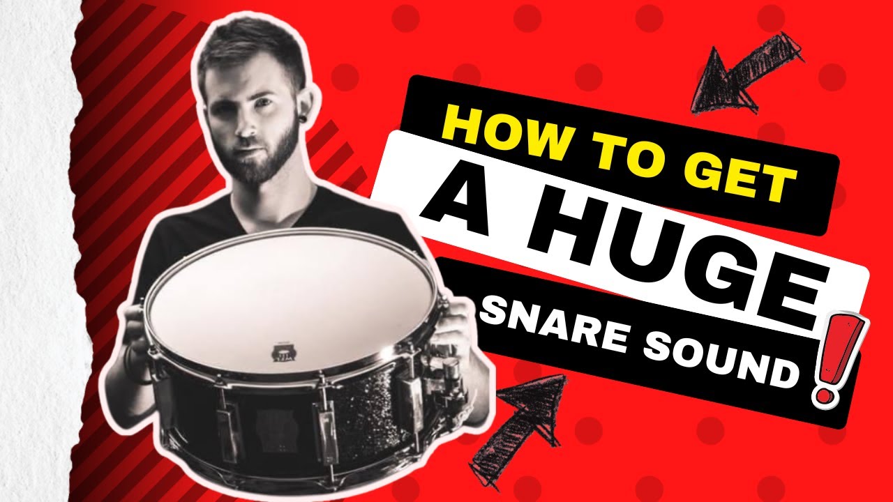 How to get a Big Snare sound - YouTube