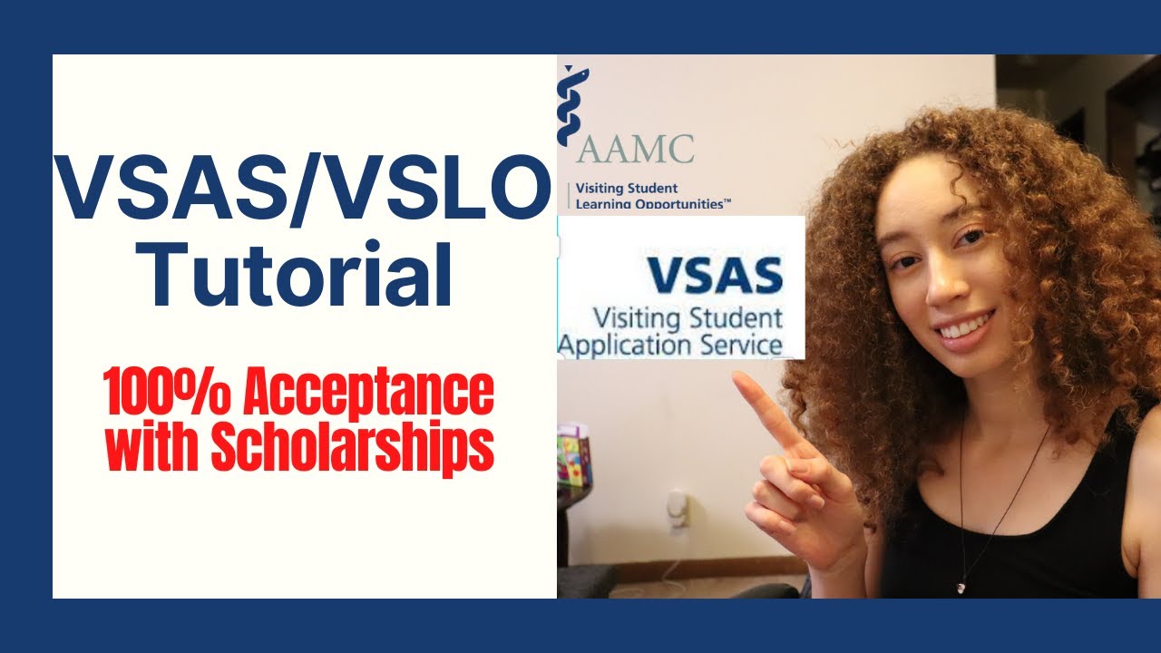 VSAS/ VSLO Tutorial || How I got 100% acceptance w/ scholarship - YouTube