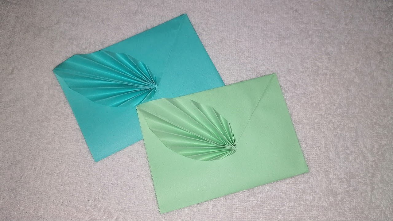 Super Easy Origami leaf Envelope | DIY Paper Craft Idea | Step by step ...