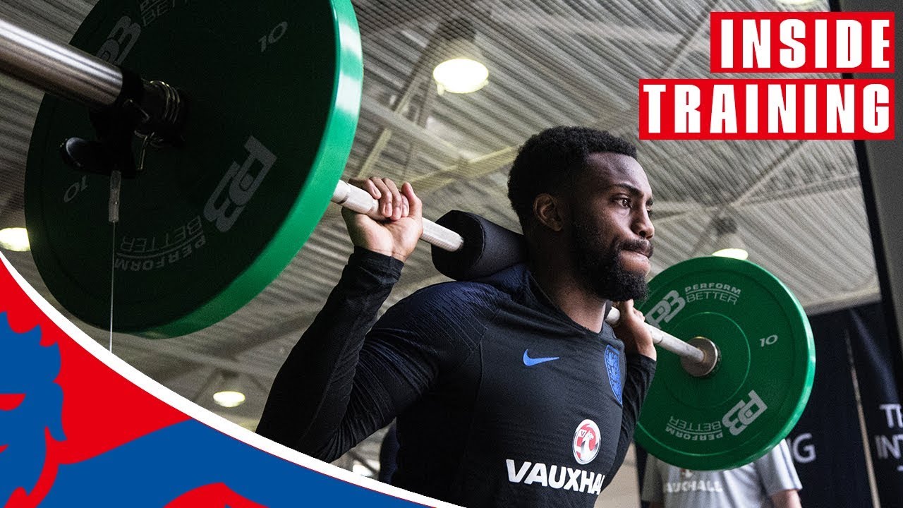 England Get to Work in the Gym Ahead of Tunisia | Inside Training ...