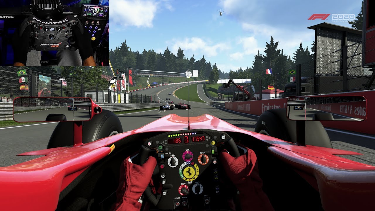 Fernando Alonso's Ferrari F10 V8 Cockpit View - Belgian GP F1 2020 ...