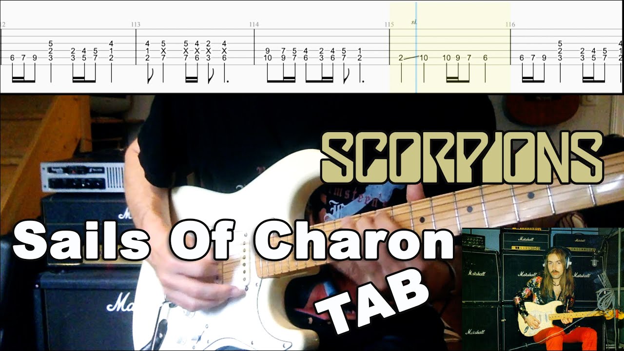 Sails Of Charon - Scorpions (Cover & TAB) - YouTube
