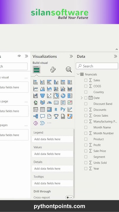 Pie Chart In Power Bi Shorts Silan Software Pythontpoints Youtube