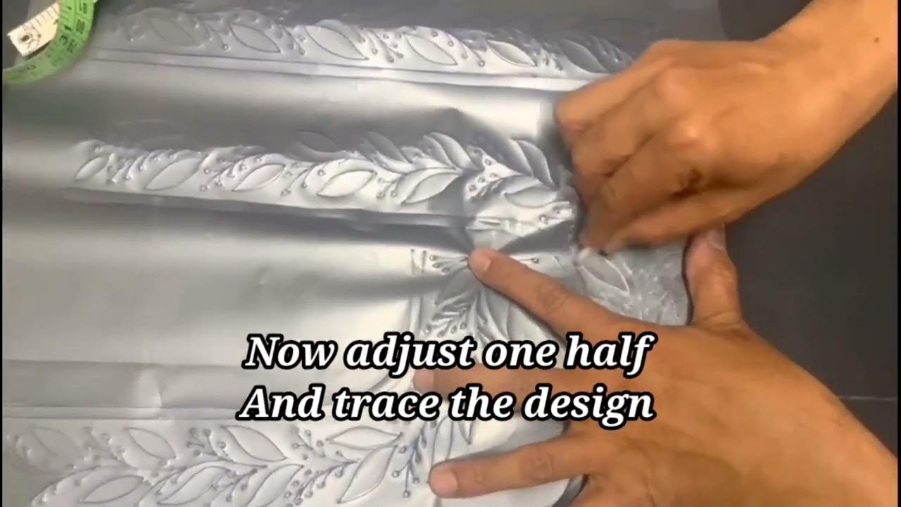 How to use tracing paper and trace the design easily full guide - YouTube