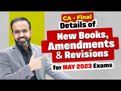 Final Amendments, Books, Revisions MAY-23 - YouTube