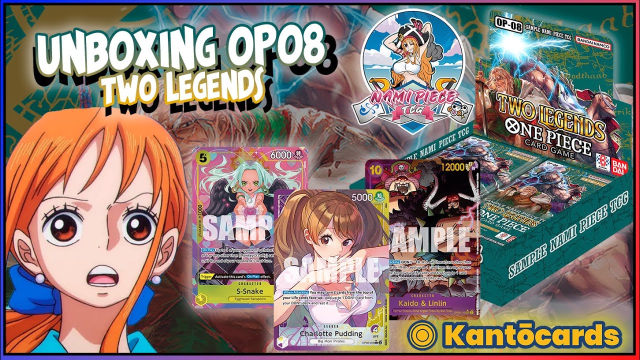 Nami Piece TCG - One Piece Card Game OP-08 Two Legend Booster Box - YouTube