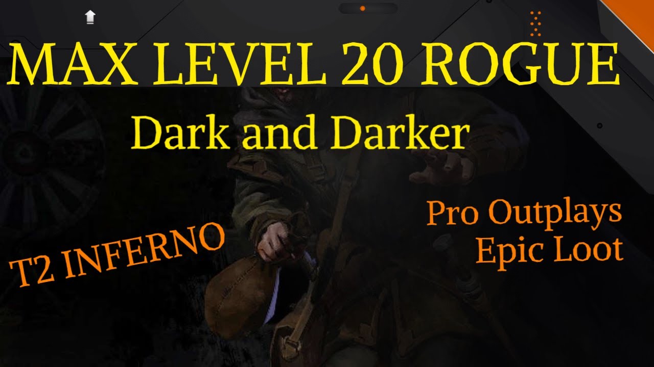 MAX LEVEL 20 ROGUE STACKED INFERNO T2 CLEARED PURPLE LOOT DARK AND ...