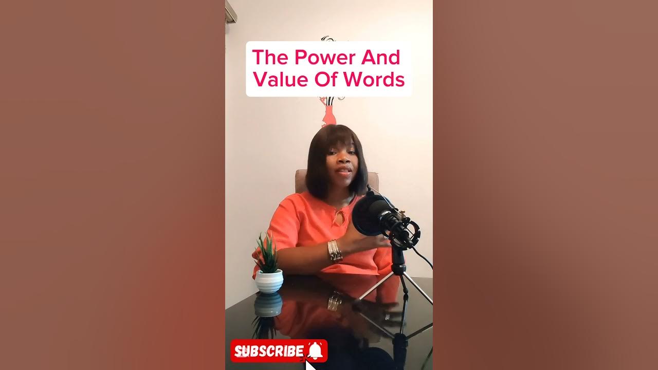 The Power And Value Of Words - YouTube