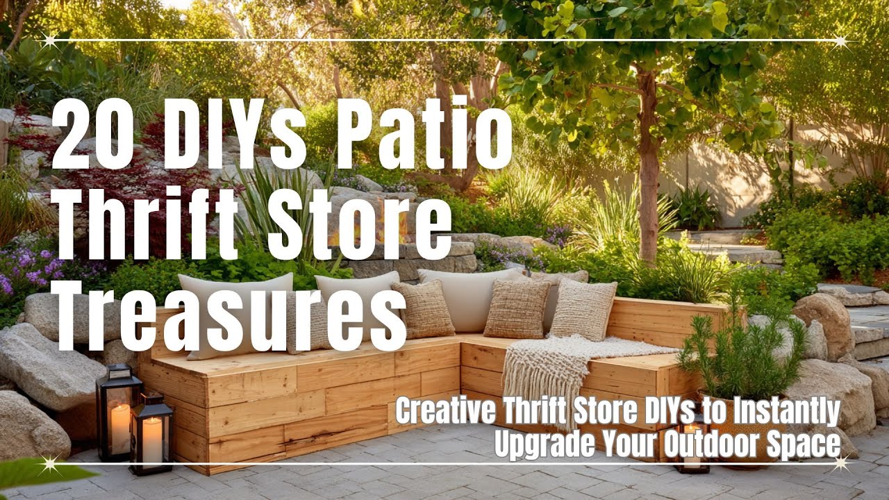 Patio Decorating Ideas: Creative Thrift Store DIYs to Instantly Upgrade ...