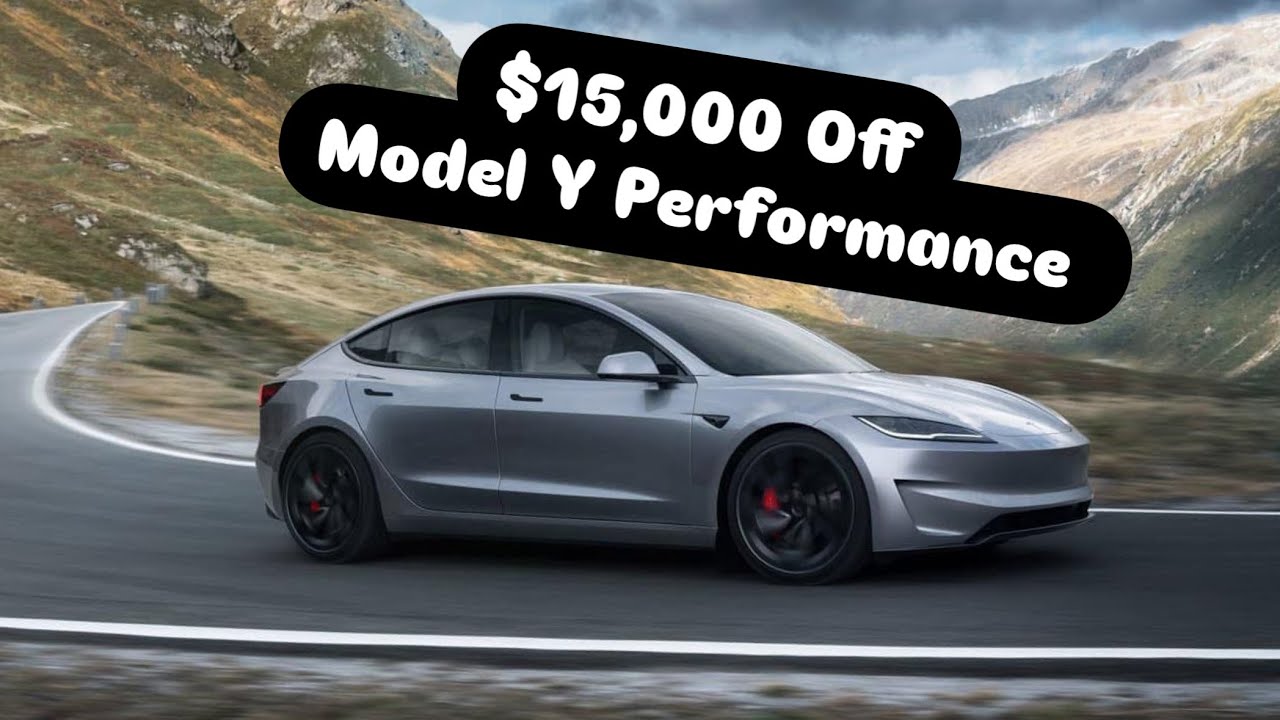 Breaking: Up to $15k Discount on Tesla Model Y Performance, Buy NOW ...