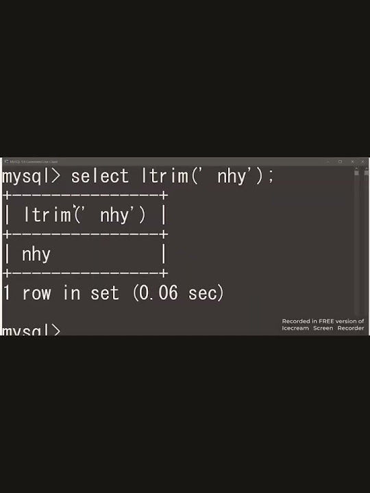 Using Ltrimbackendwebdevelopment Learn Learn Mysql Youtube