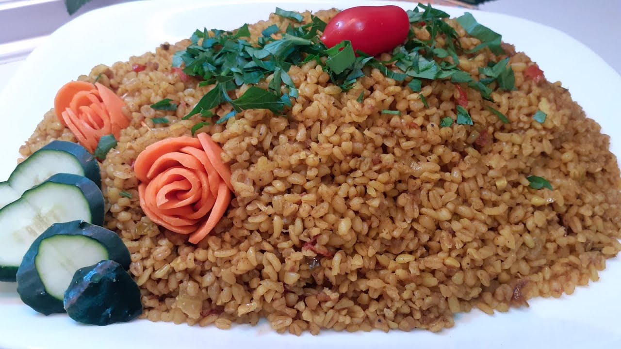 Come cucinare bulgur orientale | Original fluffy bulgur recipe (burghul ...
