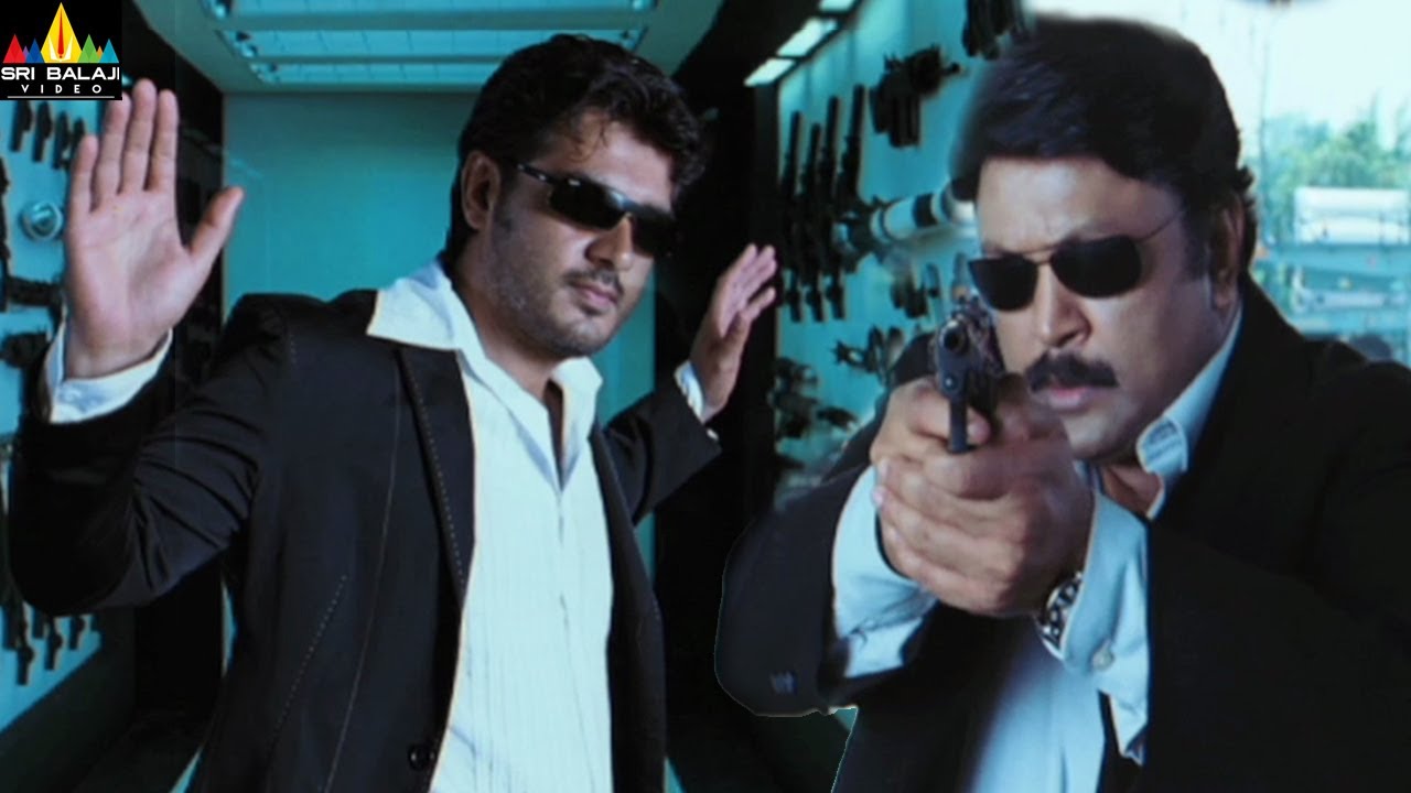 Ajith and Prabhu Action Scenes Back to Back | Ajith Billa Latest Movie ...