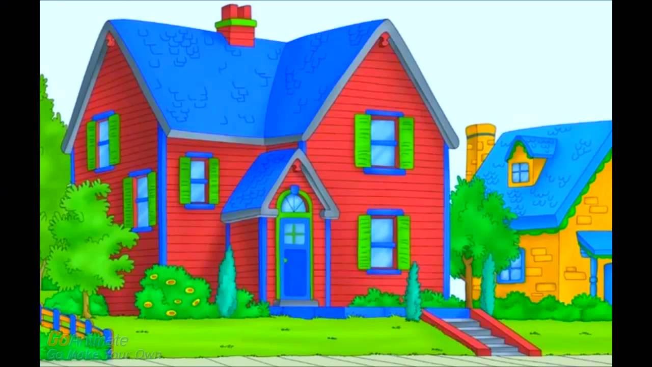 Caillou gets grounded for leaving the house - YouTube