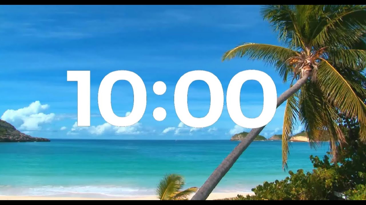 10 Minute Tropical Beach Timer - YouTube
