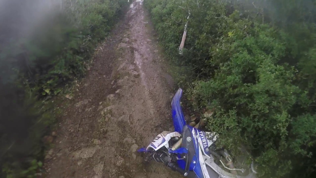 Crash Yamaha WR 250F 2017 - YouTube