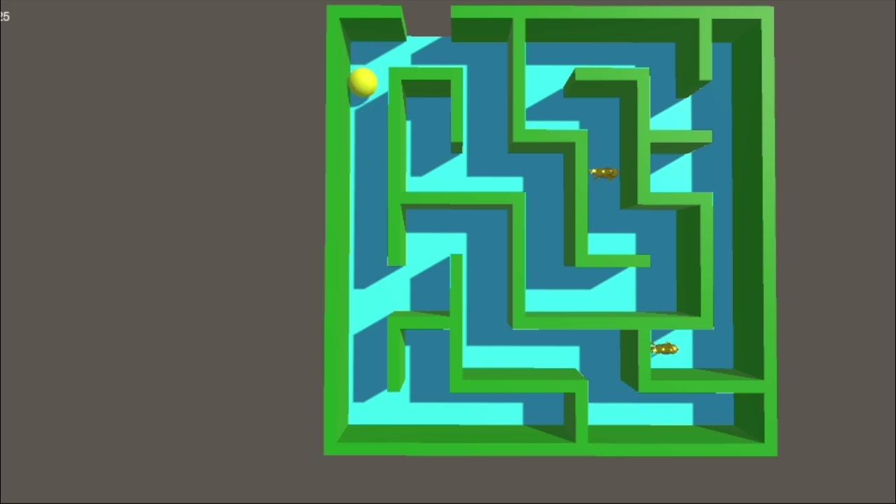Maze Solving with Reinforcement Learning in Unity (DEMO) - YouTube