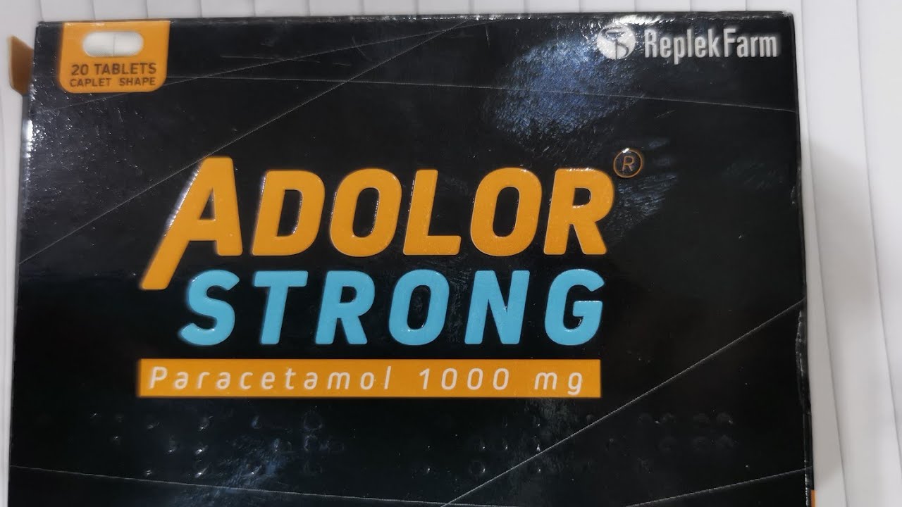 حبوب مسكن وخافض للحرارة والصخونة ادولور سترونك 1غرام adolor strong ...