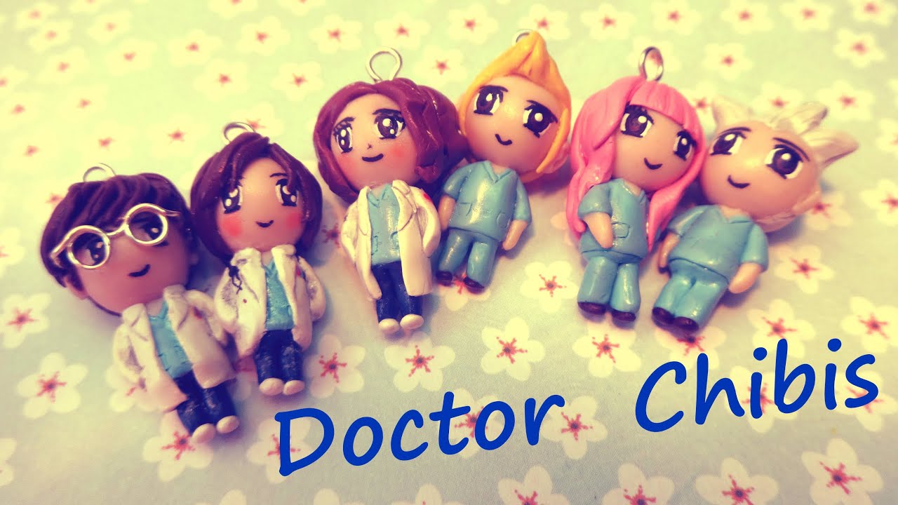 Chibi Update | Doctors and Nurses polymer clay - YouTube