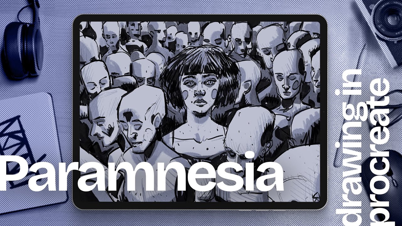 Paramnesia - Drawing in Procreate - YouTube