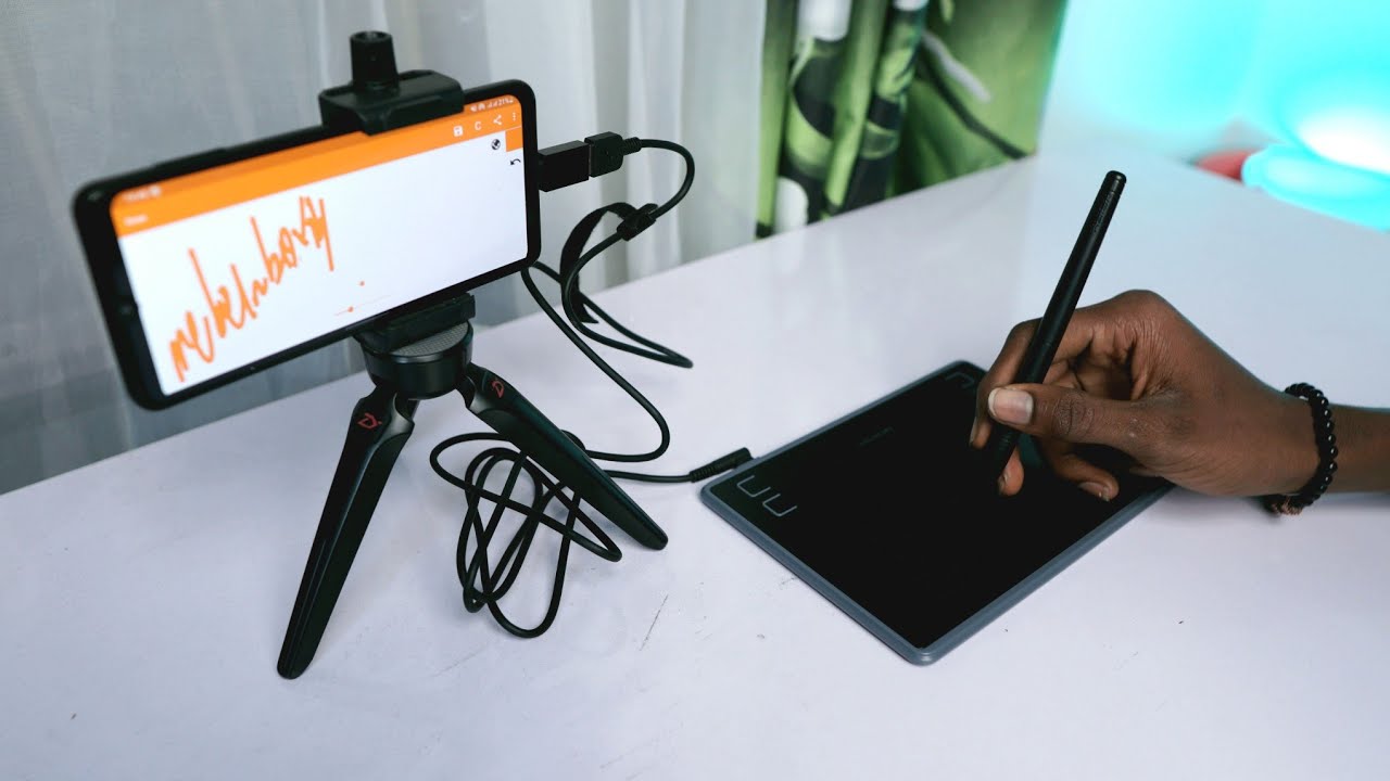 Huion H430p - Unboxing and Drawing Test - YouTube